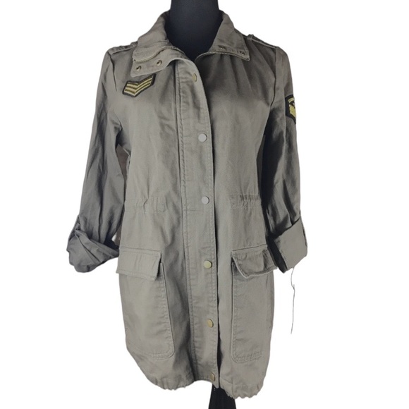 Signature Studio | Jackets & Coats | Signature Studio Olive Green Long ...